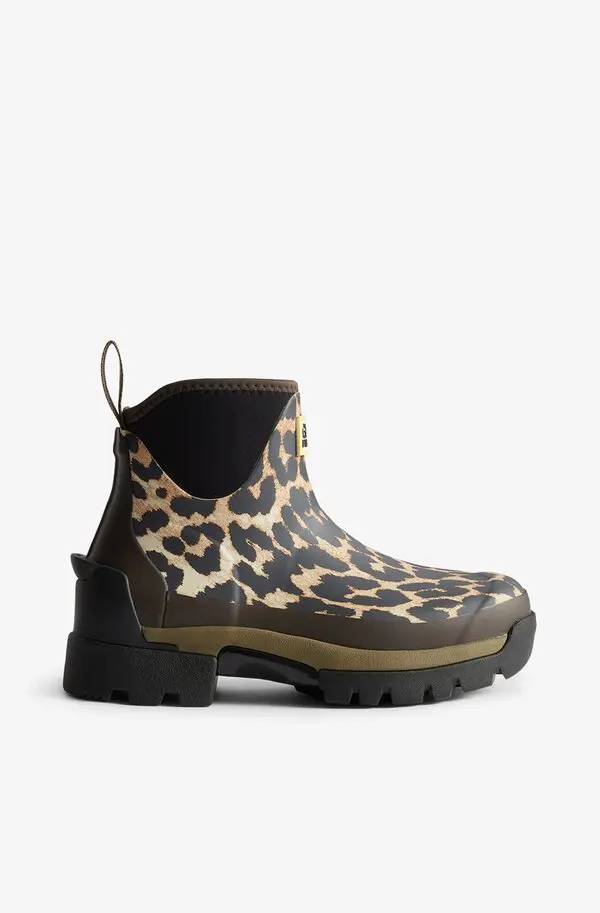GANNI X Hunter Balmoral Ankle Boots - Brown