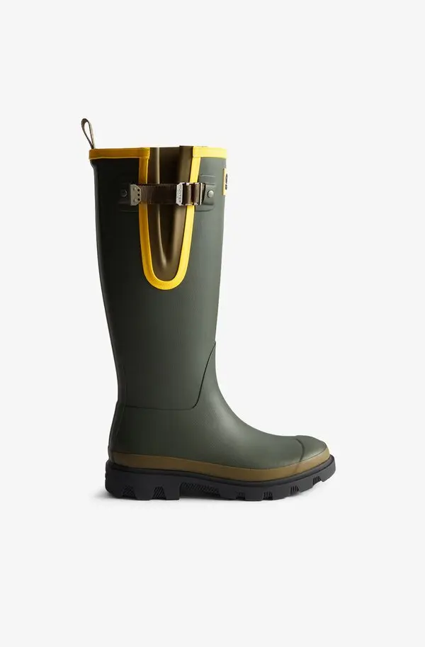 GANNI X Hunter Downpour Tall Boots - Green