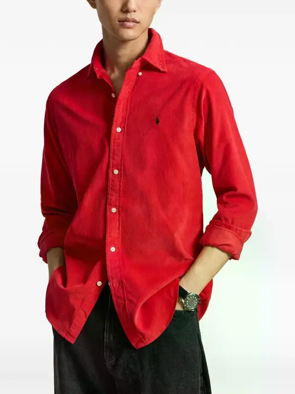 Polo Ralph Lauren Custom Fit Corduroy Shirt - Red