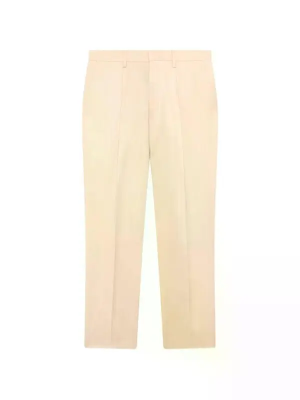 LARDINI Pleated Straight-leg Trousers