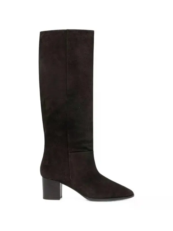BILLI BI Suede Block-heel Knee-high Boots