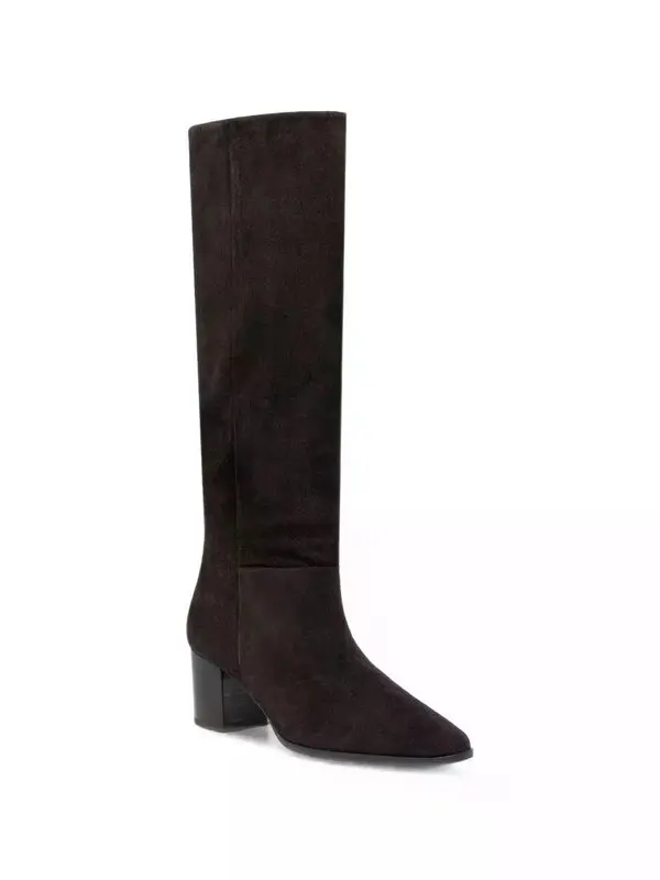 BILLI BI Suede Block-heel Knee-high Boots