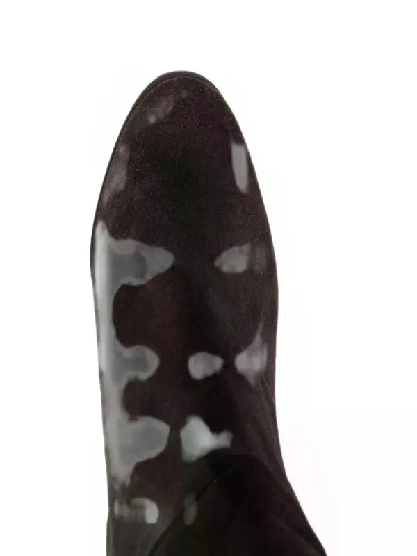 BILLI BI Suede Block-heel Knee-high Boots
