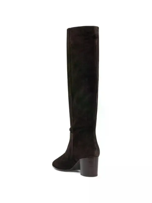 BILLI BI Suede Block-heel Knee-high Boots