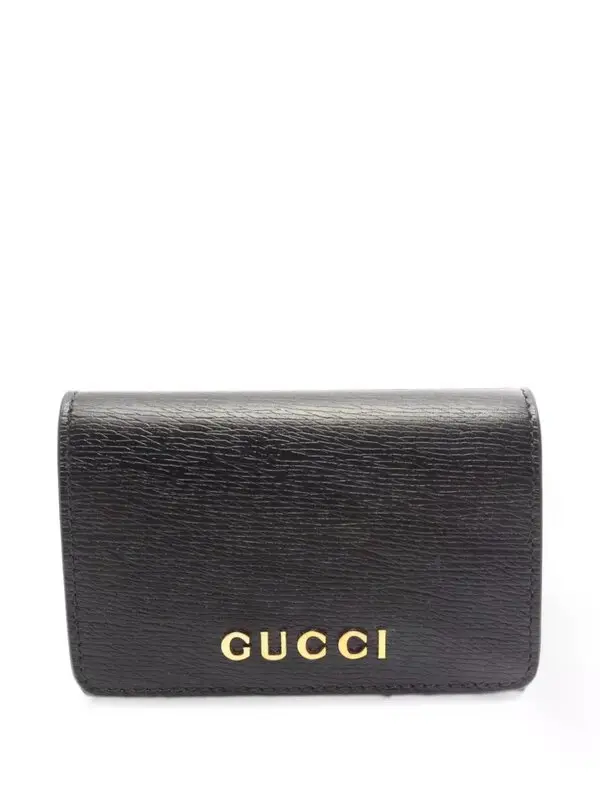 Gucci 2010s Logo-plaque Wallet - Black
