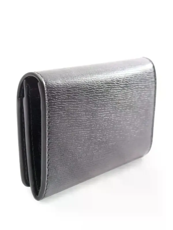 Gucci 2010s Logo-plaque Wallet - Black