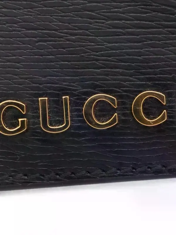 Gucci 2010s Logo-plaque Wallet - Black