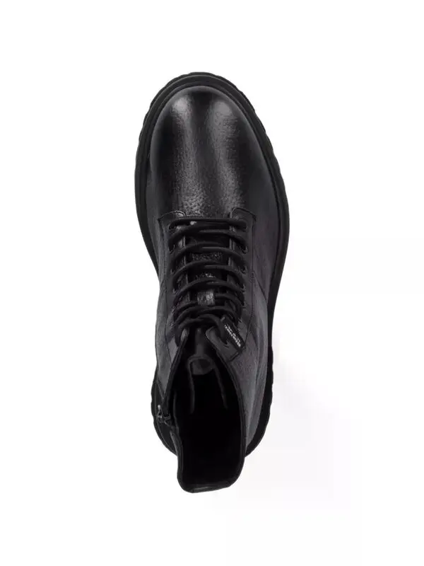 BLAUER. Buxton Leather Boots