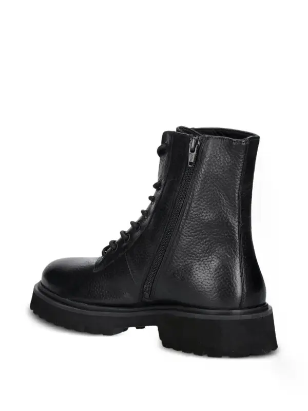 BLAUER. Buxton Leather Boots