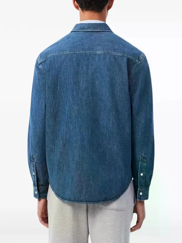Lacoste Logo-patch Denim Shirt