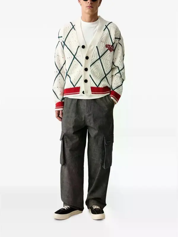 BARROW Logo-patch Cardigan