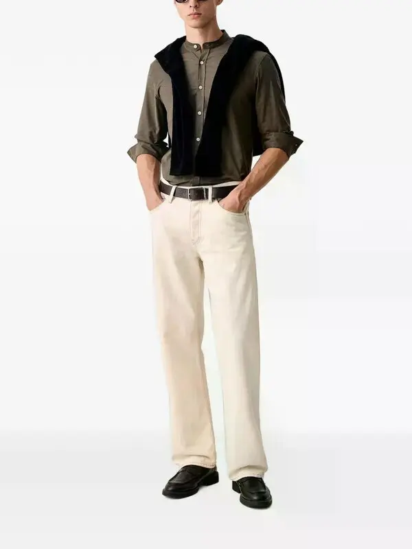 LINDBERGH Mandarin-collar Button-up Shirt