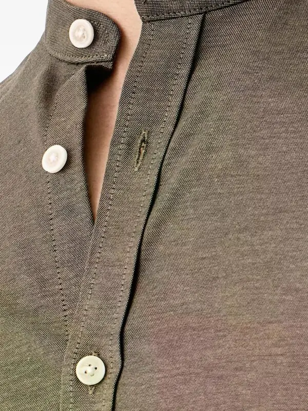LINDBERGH Mandarin-collar Button-up Shirt