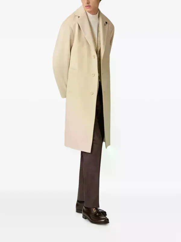 LARDINI Single-breasted Wool Coat