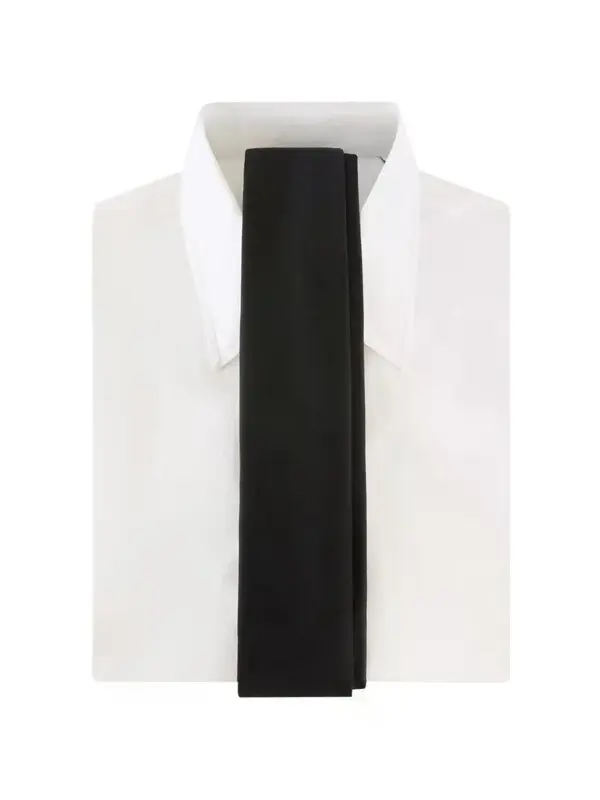 LARDINI Flannel Tie - Black