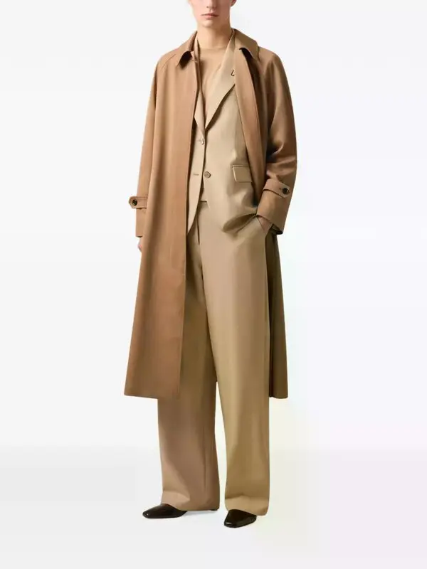 LARDINI Gabardine Straight-leg Trousers