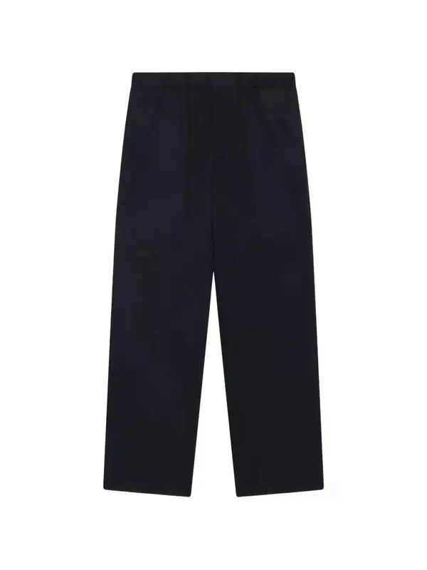 LARDINI Elasticated-waist Straight-leg Trousers