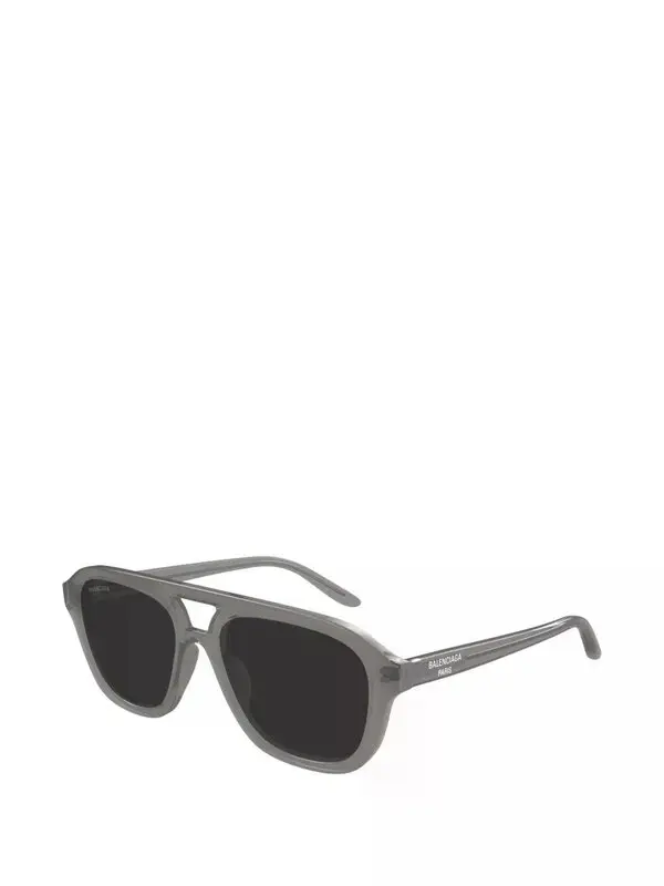 Balenciaga Daily Pilot-frame Sunglasses - Grey