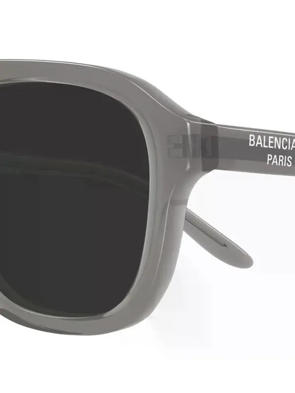Balenciaga Daily Pilot-frame Sunglasses - Grey