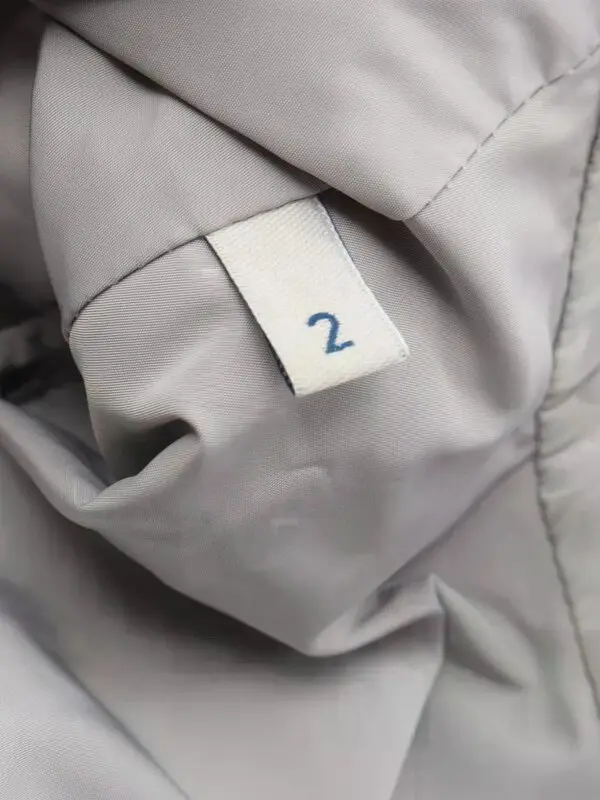 Moncler 2010s Malachite Drawstring-waist Coat - Grey