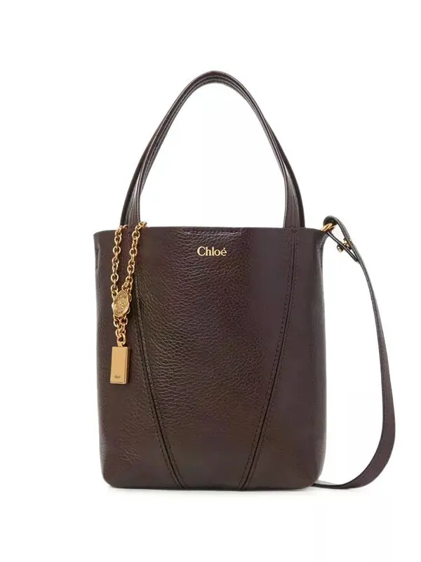 Chloé Mini Spin Bucket Bag - Brown