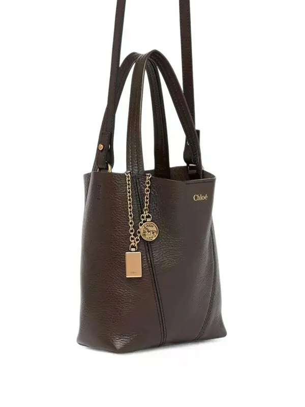 Chloé Mini Spin Bucket Bag - Brown