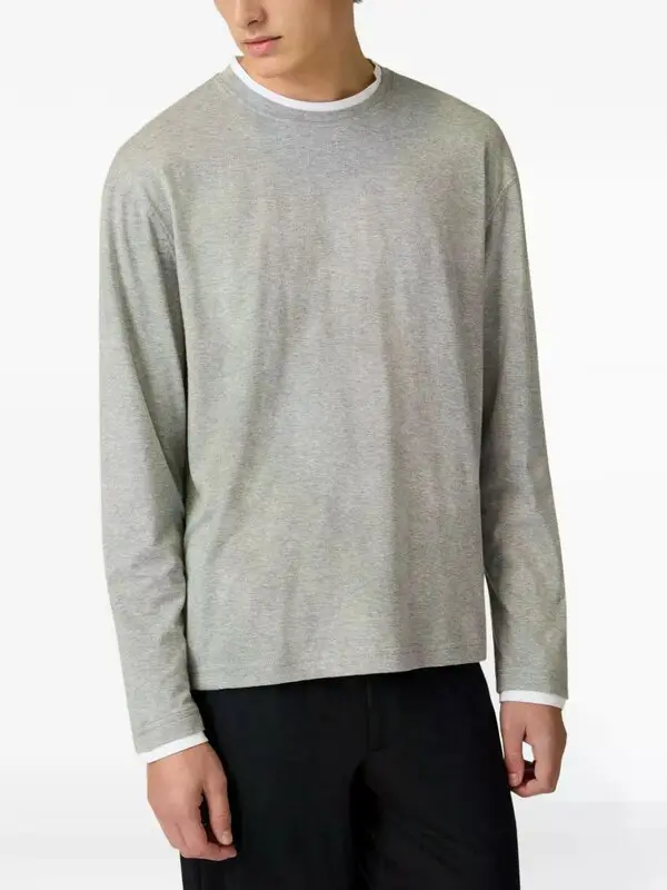 LARDINI Long-sleeve Cotton T-shirt