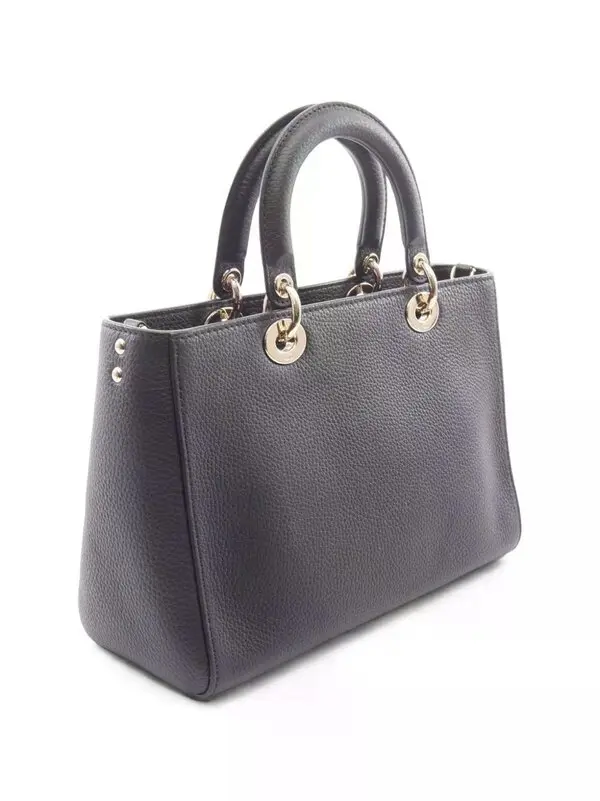 Dior 2010s Medium Lady D-sire Tote Bag - Black
