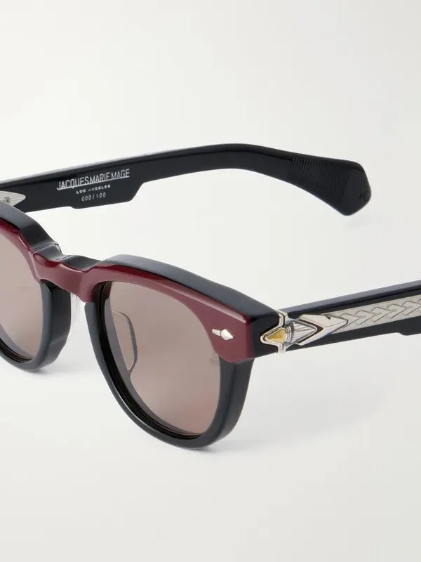 JACQUES MARIE MAGE Wahkan D-frame Acetate Sunglasses