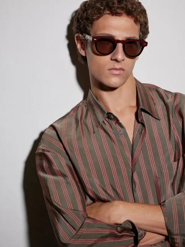 JACQUES MARIE MAGE Wahkan D-frame Acetate Sunglasses