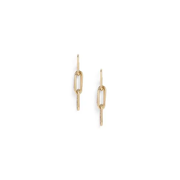 Ralph Lauren Champagne-tone Overlap Earrings