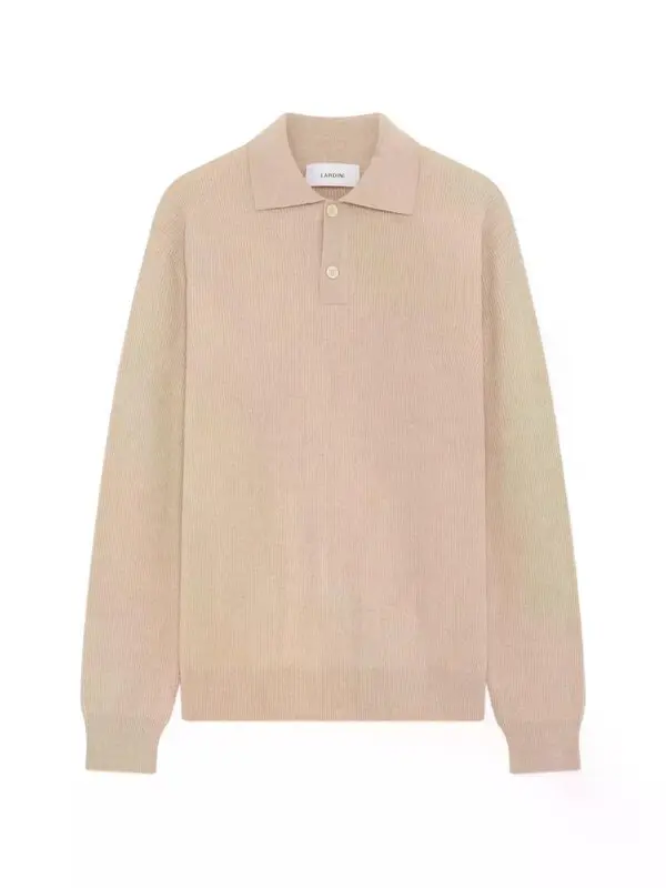 LARDINI Knitted Polo Shirt