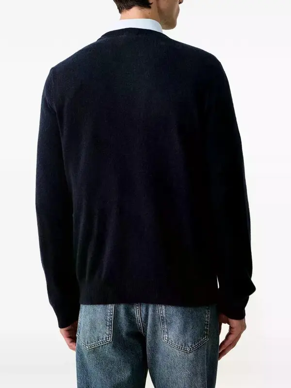 LINDBERGH Crew-neck Ribbed-trim Sweater