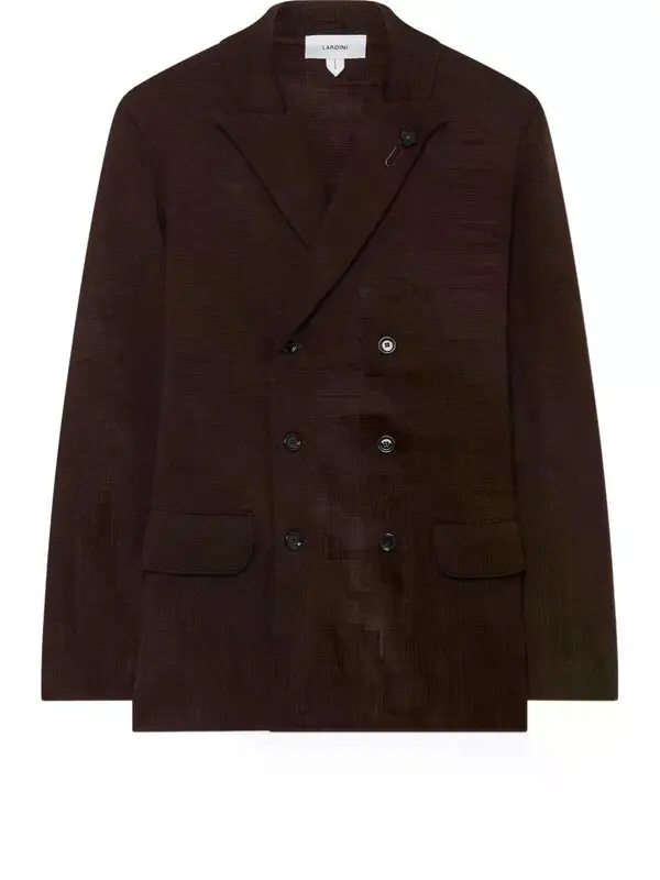 LARDINI Double-breasted Peacoat