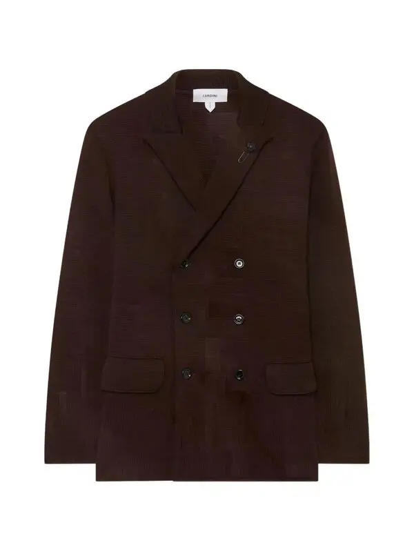 LARDINI Double-breasted Peacoat