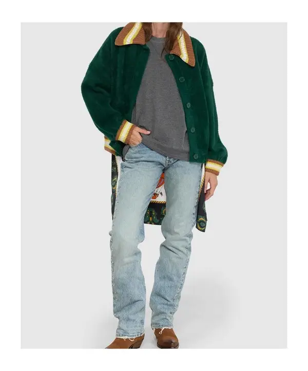 Essentiel Antwerp Long-sleeve Open-front Knit Cardigan