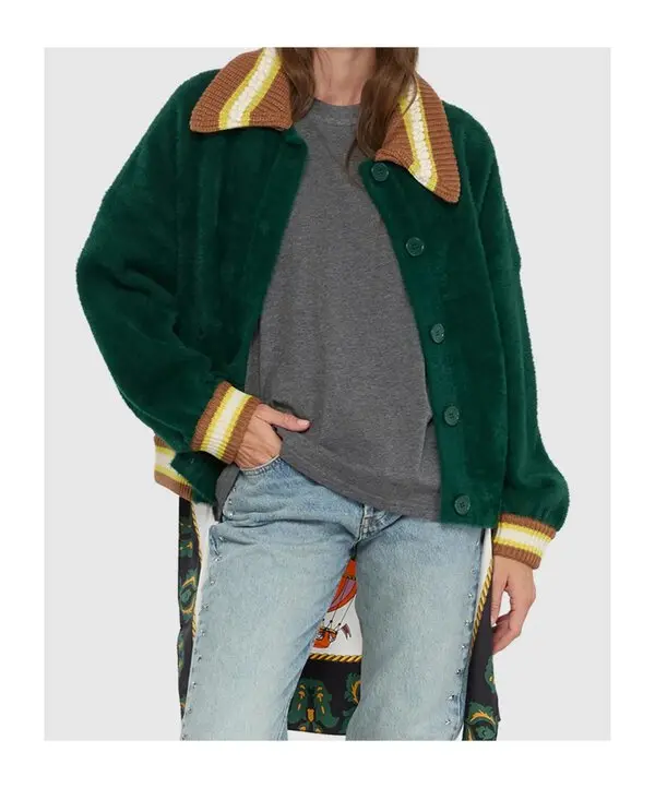Essentiel Antwerp Long-sleeve Open-front Knit Cardigan