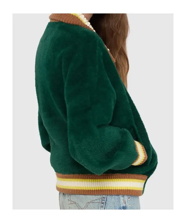 Essentiel Antwerp Long-sleeve Open-front Knit Cardigan