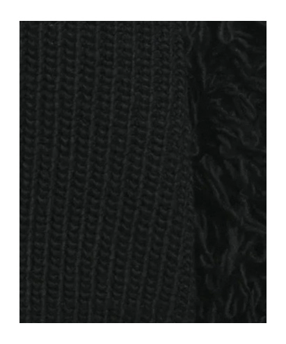 Essentiel Antwerp Fringe-sleeve Wool-blend Cardigan