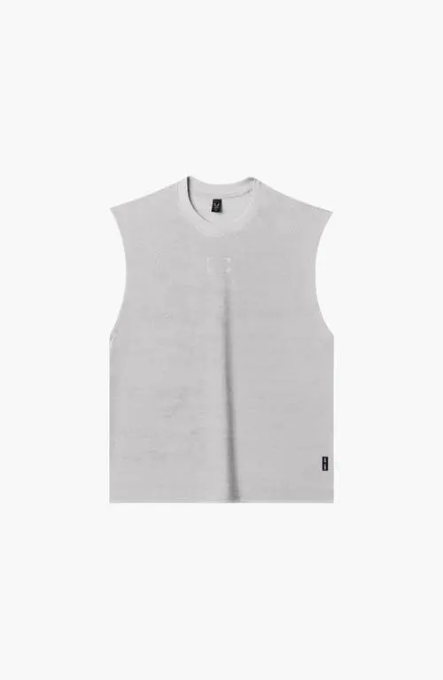 ASRV Towel Terry Cutoff Shirt - Heather Grey