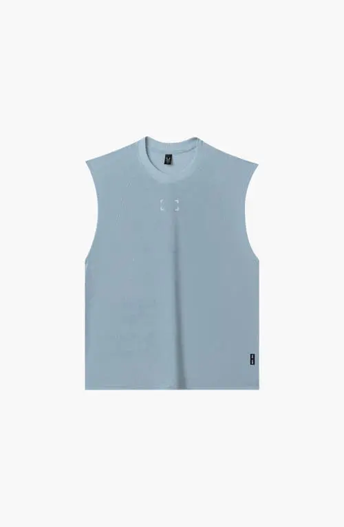ASRV Towel Terry Cutoff Shirt - Light Sky