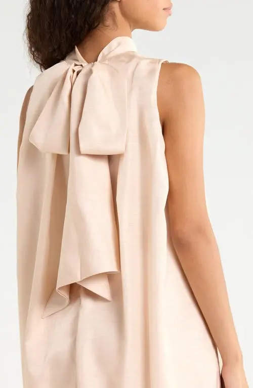 SUGARLIPS Keyla Sleeveless Trapeze Minidress - Ivory