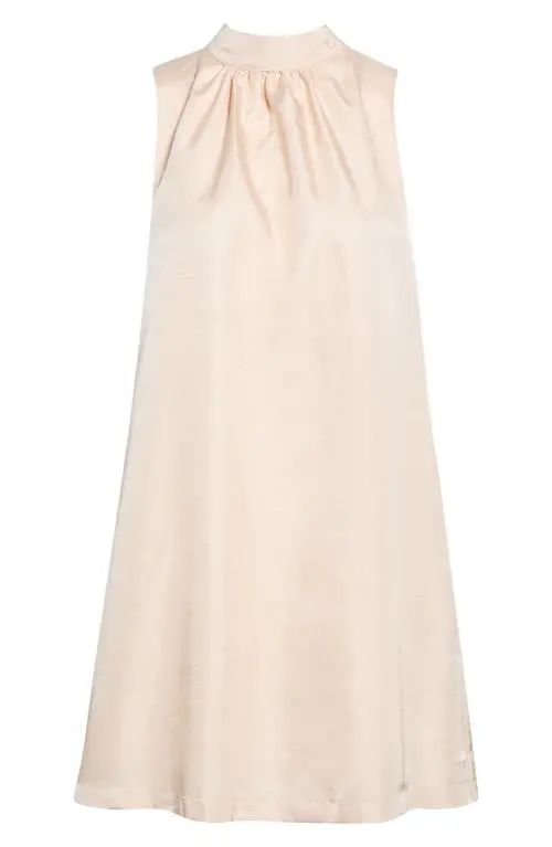 SUGARLIPS Keyla Sleeveless Trapeze Minidress - Ivory