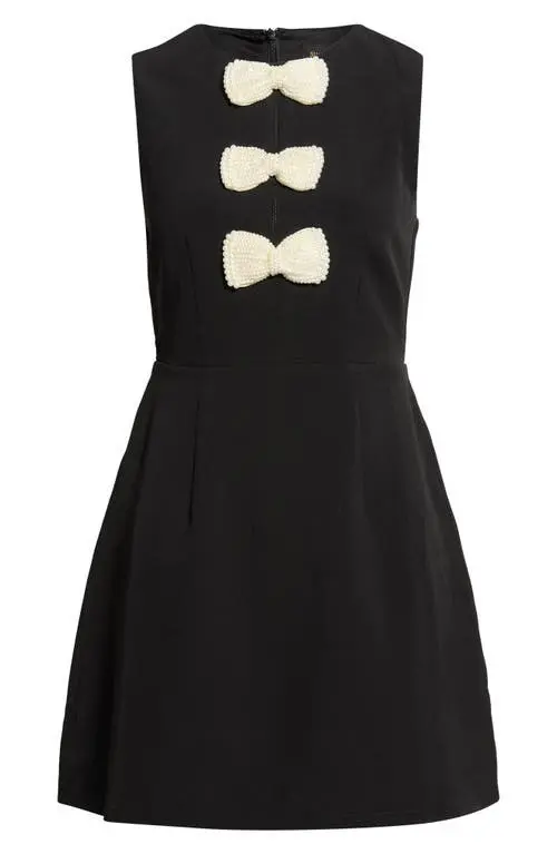 SUGARLIPS Melitta Amy Bow Sleeveless Minidress