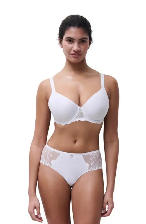 Chantelle Majestic Cheeky Hipster Briefs - White
