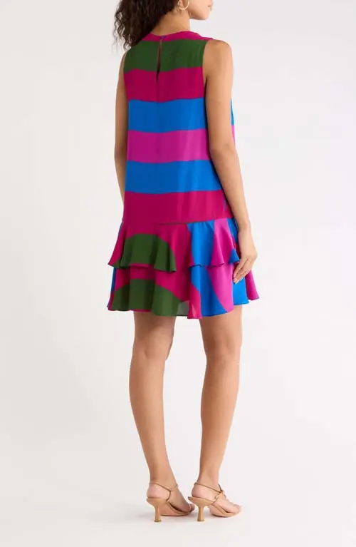 SUGARLIPS Saige Stripe Sleeveless Shift Dress