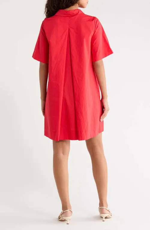 SUGARLIPS Danbury Trapeze Minidress - Red
