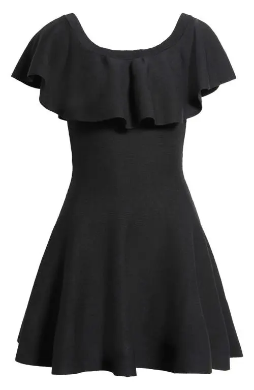 SUGARLIPS Dennet Off The Shoulder Fit & Flare Minidress