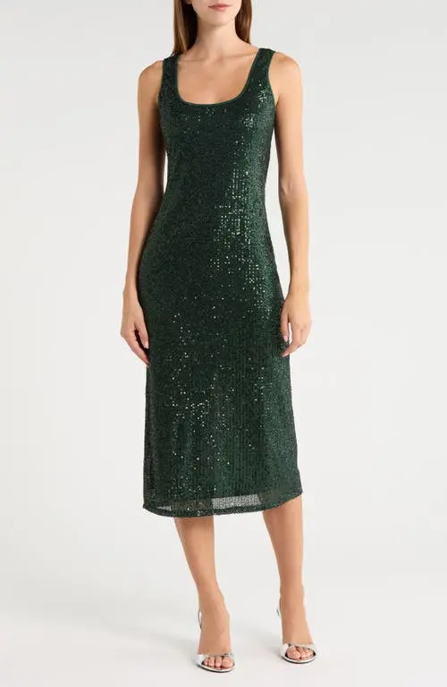 SUGARLIPS Kamari Sequin Tank Dress