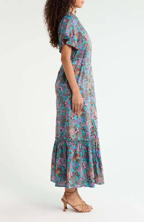 SUGARLIPS Alna Button Up Midi Dress